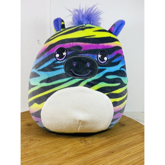 Squishmallows | Toys | Squishmallow Ravalia The Rainbow Zebra 8 Plush ...